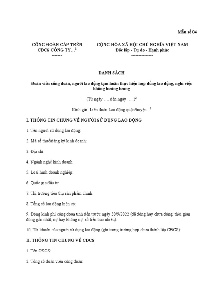 6696-QĐ-TLĐ - Mau So 4 | PDF