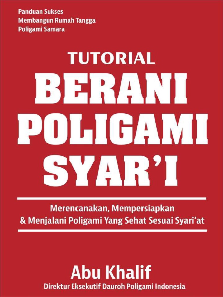 Panduan Praktis Poligami Syar'i | PDF