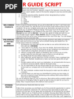 Actual Tour Guiding Script | PDF | Social Science | Home & Garden