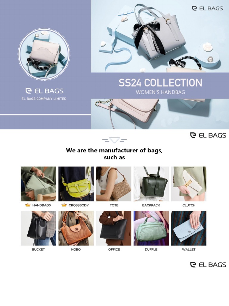 SS24 Bag Collection - EL Bags | PDF
