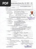 NMC Revised Declaration Form (Faculty & Residents) | PDF | Doctor Of ...