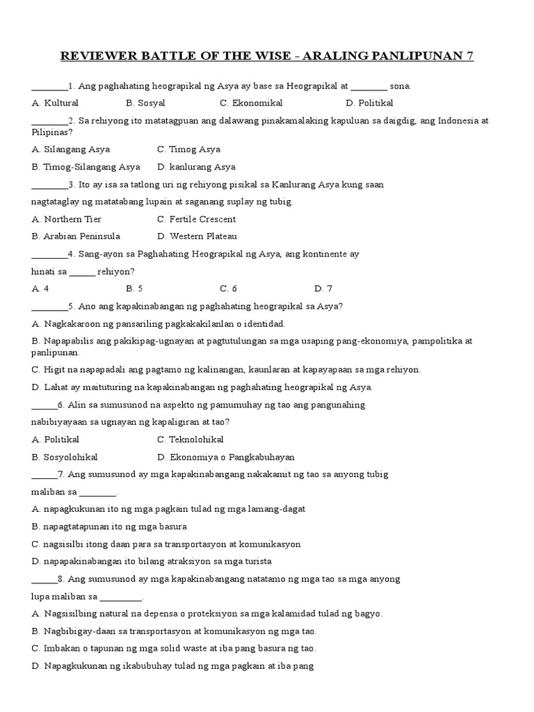Reviewer BOW AP | PDF
