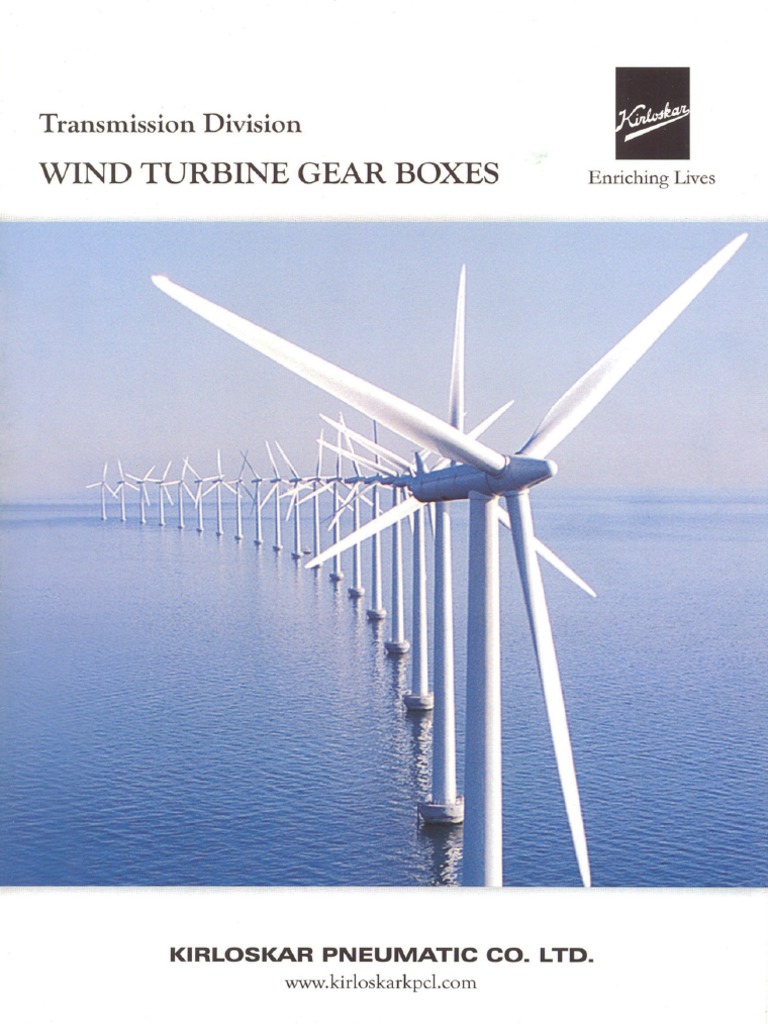 Kirloskar 225 KW 1500 RPM Wind Turbine Gear Boxes | PDF