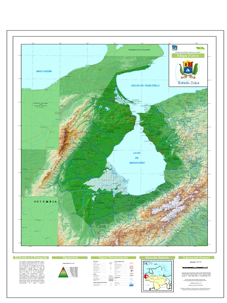Mapa Físico Zulia | PDF