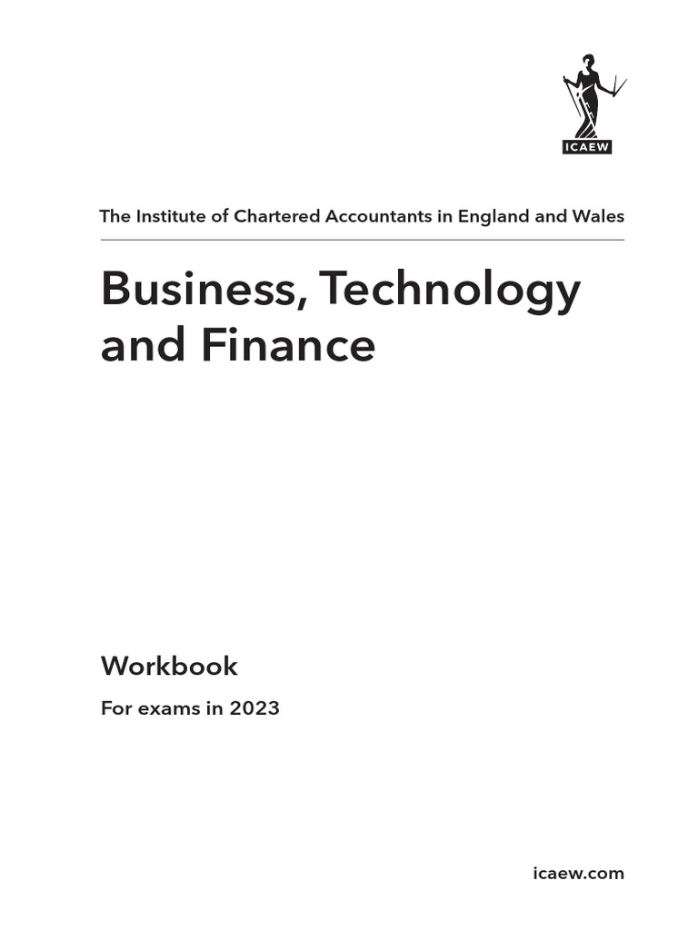 Icaew BTF WB 2023 | PDF | International Financial Reporting Standards ...