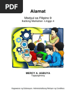 Activity Sheet - Pagsusunod-Sunod NG Pangyayari | PDF