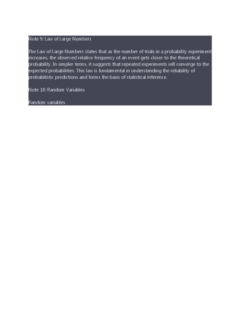 Random Variables | PDF Random Variables | PDF