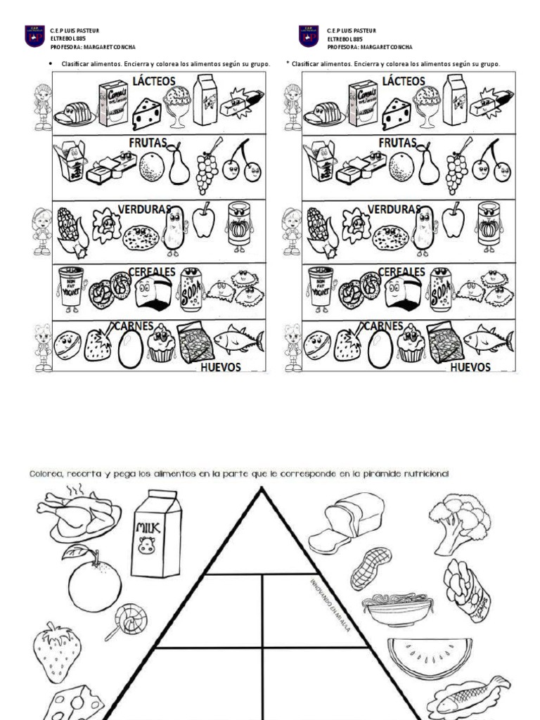 Clasificar Alimentos | PDF | Cocina, comidas y vino | Salud y bienestar