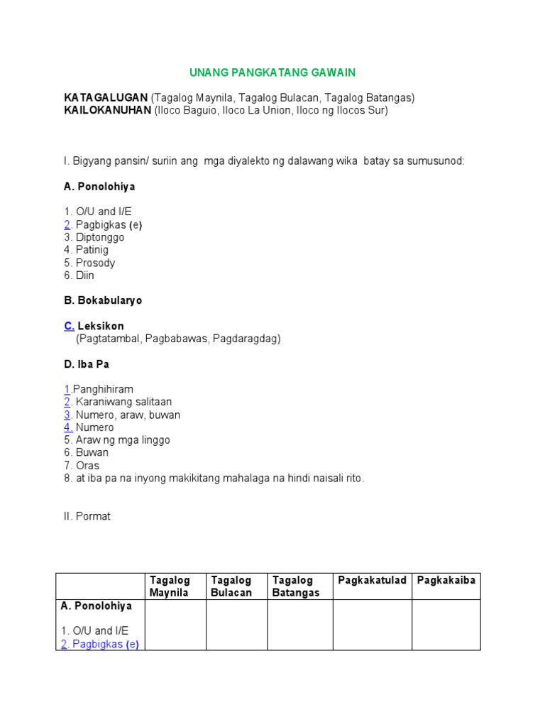 Pangkatang Gawain | PDF