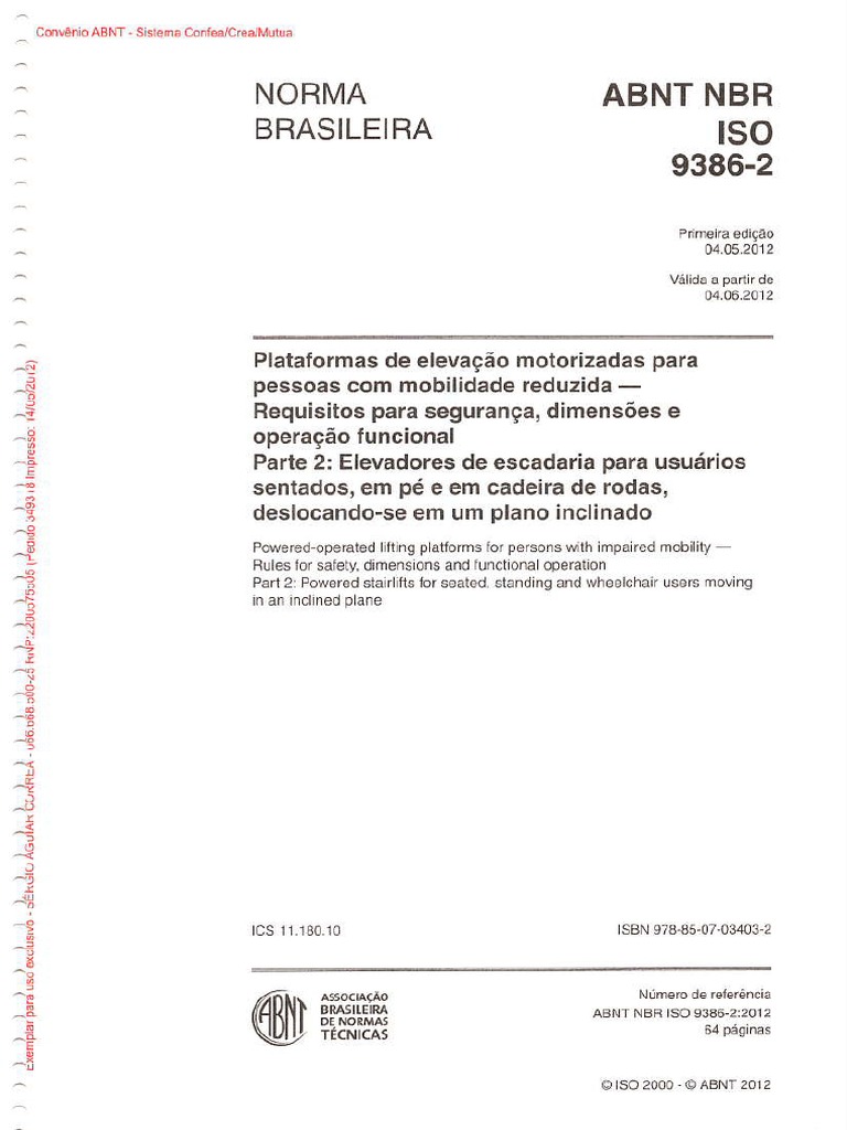 Abnt NBR Iso 9386-2 | PDF
