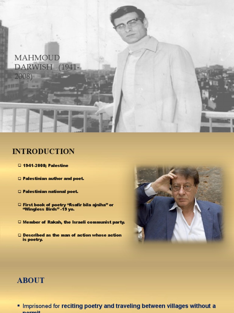 Mahmoud - Darwish Final | PDF | Poetry