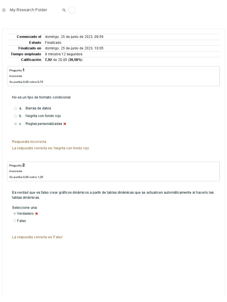 Cuestionario Semana 09 (C3-2) - Revisión Del Intento | PDF | Informática