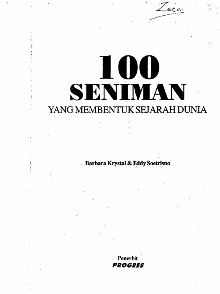 100 Seniman Yang Membentuk Sejarah Dunia Pdf Painters Paintings