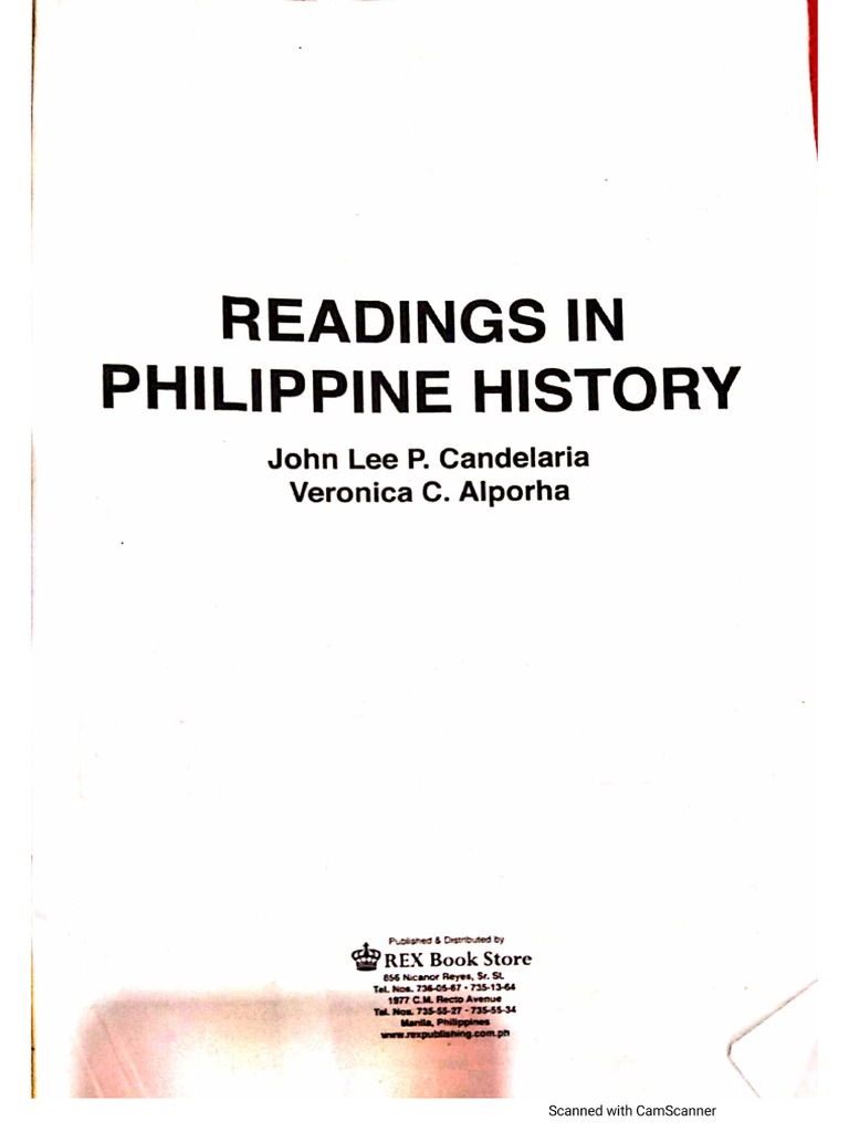 Reading in Philippine History (Candelaria Alphora) | PDF