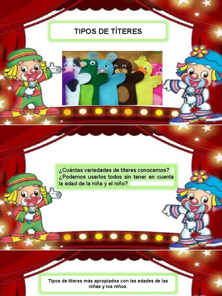 Tipos Títere | PDF | Marionetas | Mano