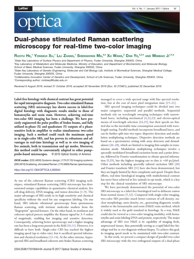 07 - Dual-Phase Stimulated Raman Scattering Microscopy For Real-Time ...