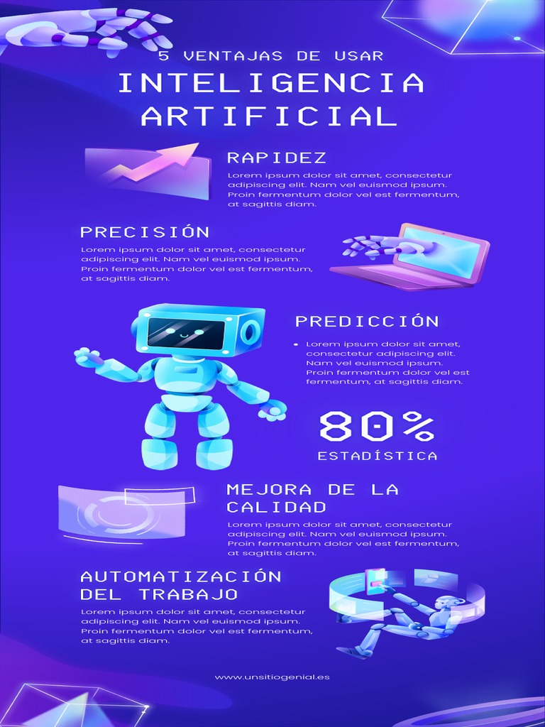 5 Ventajas de Usar Inteligencia Artificial - Infografía | PDF