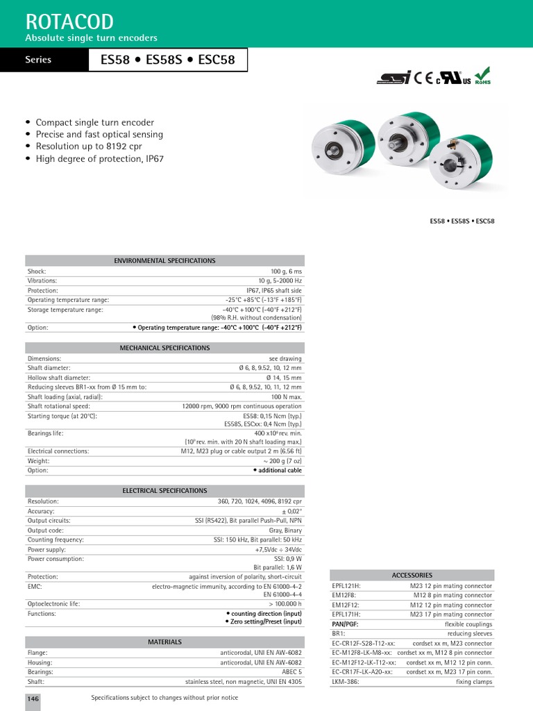 Cat Es58 Es58s Esc58 e | PDF | Electrical Connector | Equipment