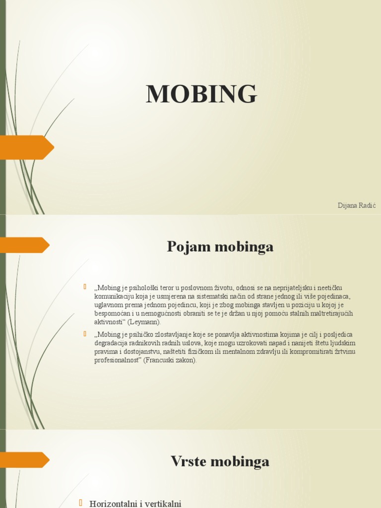 MOBING | PDF