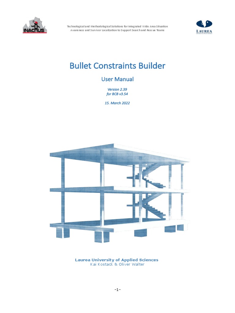 Bullet Constraints Builder: User Manual | PDF | Blender (Software) | Bending