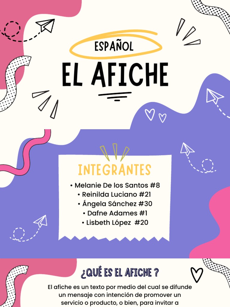 Español: El Afiche | Descargar gratis PDF | Póster | Publicidad