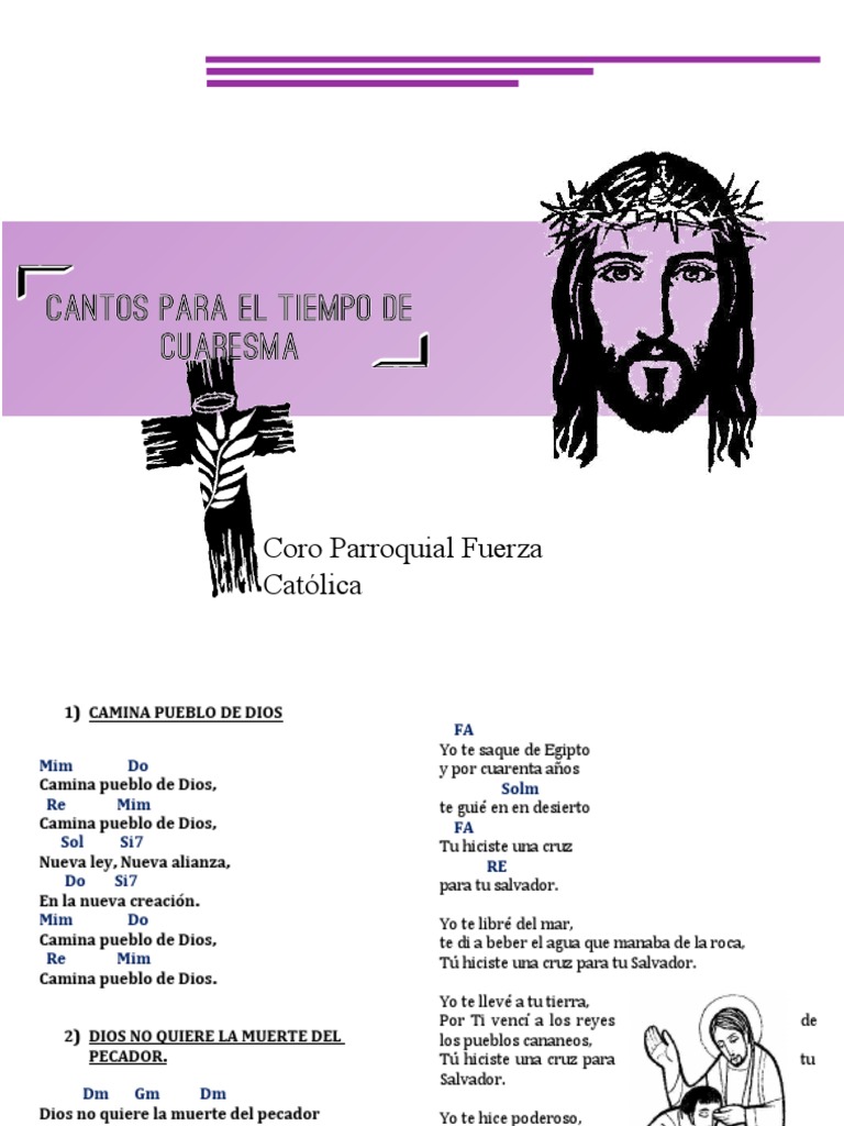 Cantos para Tiempo de Cuaresma 2023 | PDF
