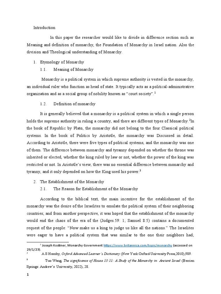 Monarchical | PDF | Books Of Kings | Solomons