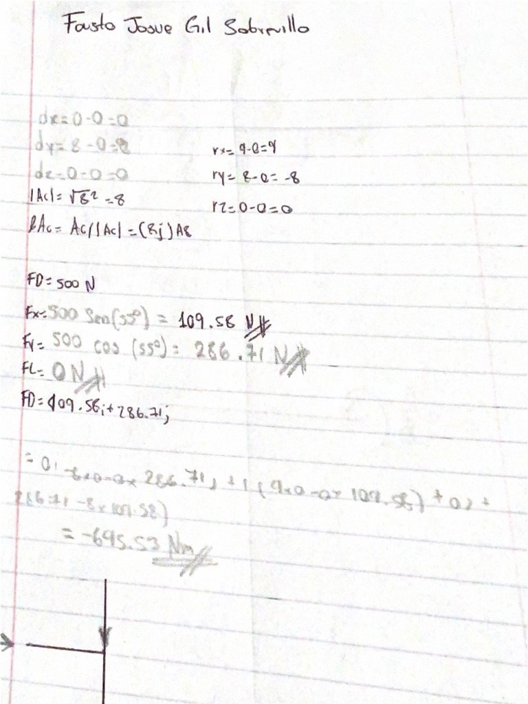 Ejercicio Resuelto Calculo Vectorial 2 | PDF