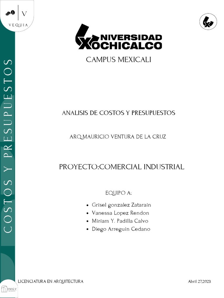 Costo y Presupuestos | PDF | Ingeniería