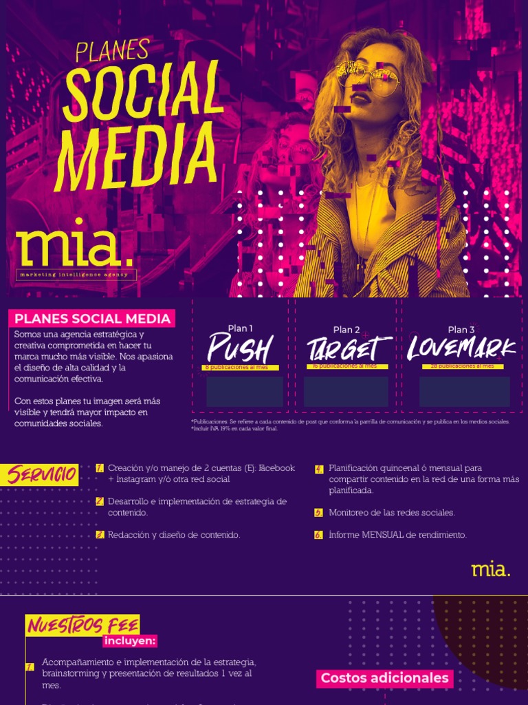 Brochure Social Media-MIA | PDF | Diseño | Business