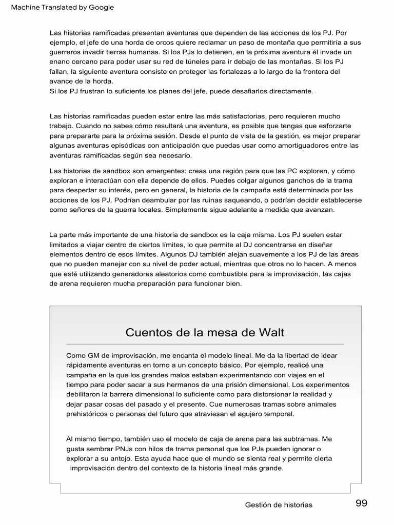 RPG Odyssey Game Master Parte3 | PDF | Juegos de rol