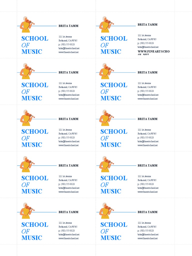 Classic Business Cards | PDF