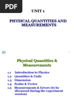 Units and Dimensions Notes Class11 | PDF