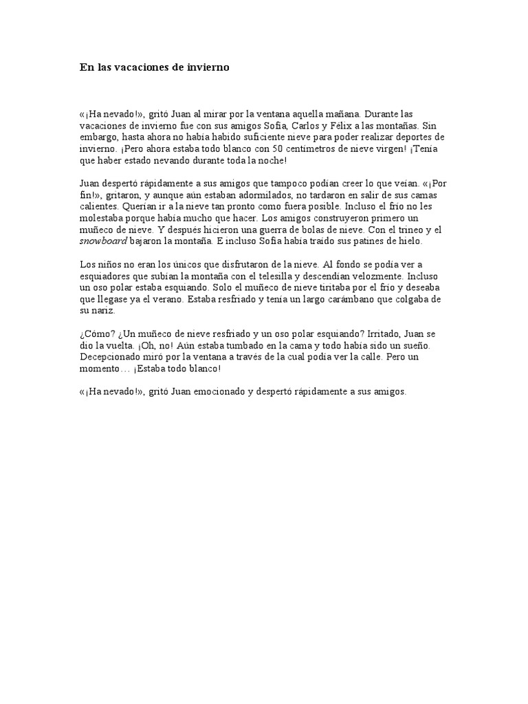 Textos b1 | PDF
