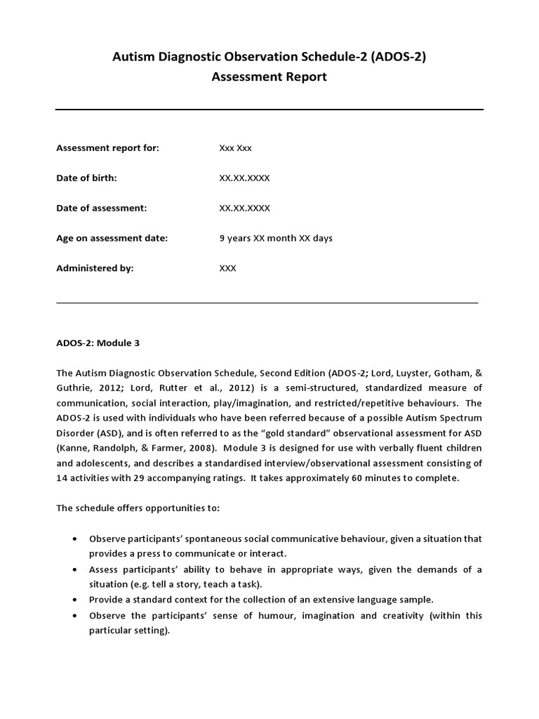 Example M3 Report 2019 | PDF | Psychology | Behavioural Sciences