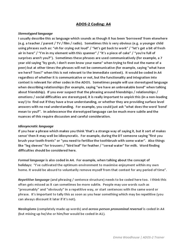 Ados - A4 | PDF | Friendship | Stereotypes