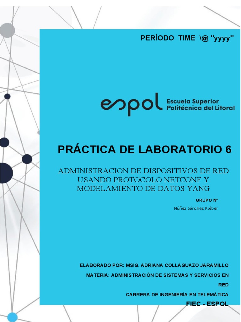 (Lab06) Adm. Disp | PDF | Enrutador (Computación) | Cubierta segura