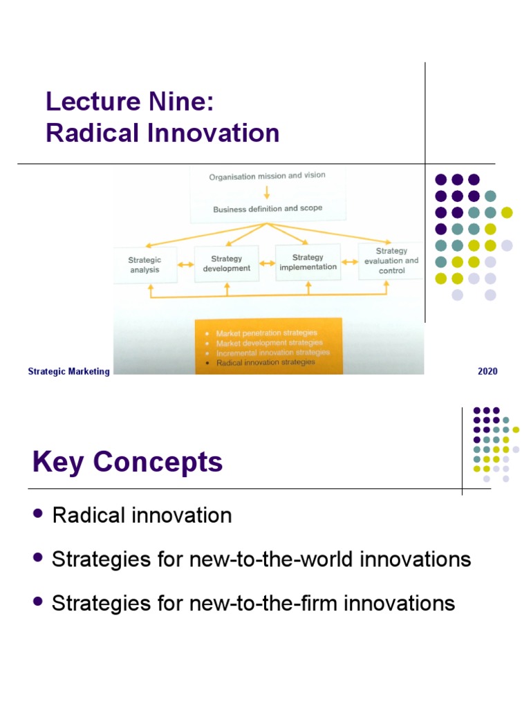 Radical Innovation | PDF | Innovation | Marketing