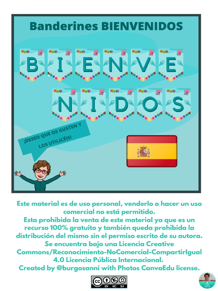 Banderines Bienvenidos | PDF