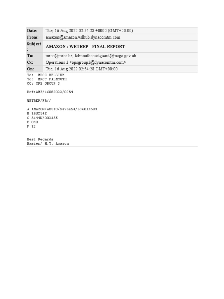 Amazon WETREP Final Report | PDF | Business | Computers