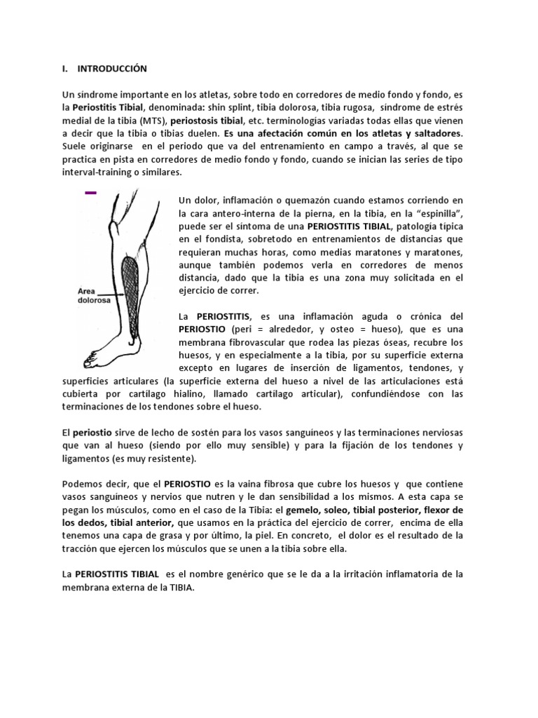 Periostitis | PDF | Pie | Rodilla