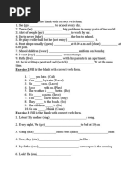 Contoh Soal Simple Present Tense | PDF