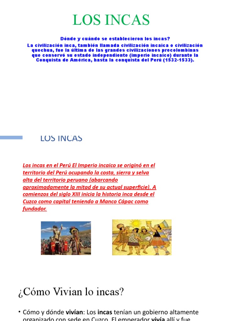 Vida y cultura de los incas | PDF | Imperio Inca