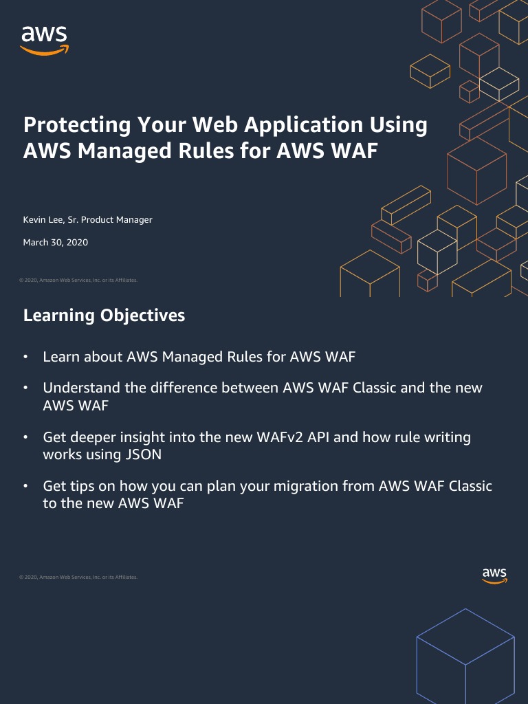 AWS WAF Managed Rules Guide | PDF | Amazon Web Services | Computer Networking