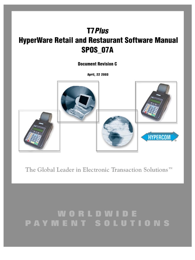 T7Plus Manual | PDF | Debit Card | Receipt