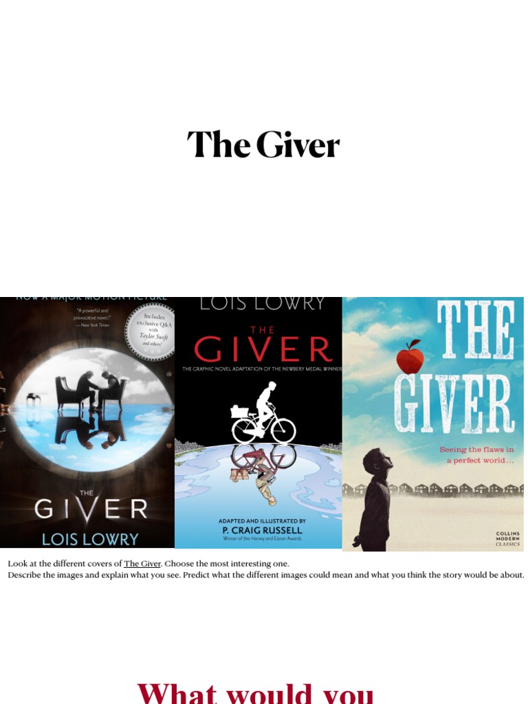 Questions To Guide Your Reading | PDF | Science Fiction | The Giver