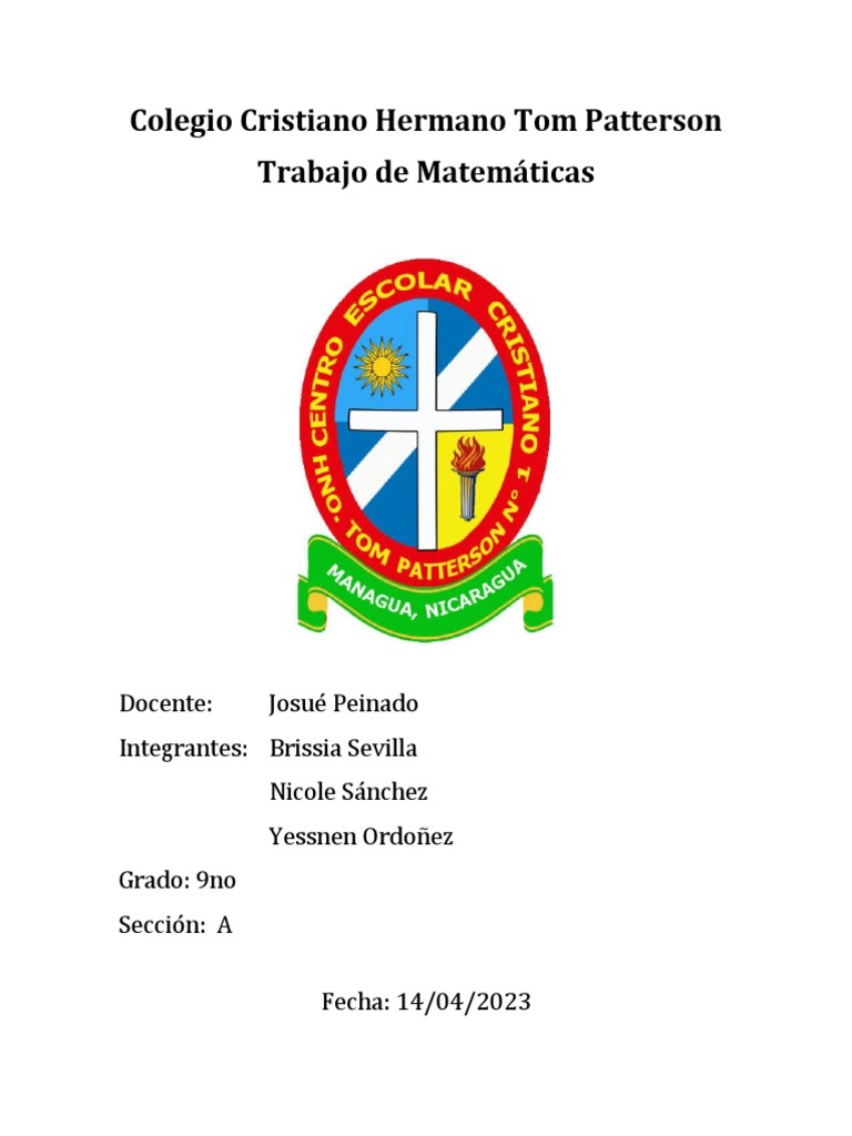 Colegio Cristiano Hermano Tom Patterson | PDF