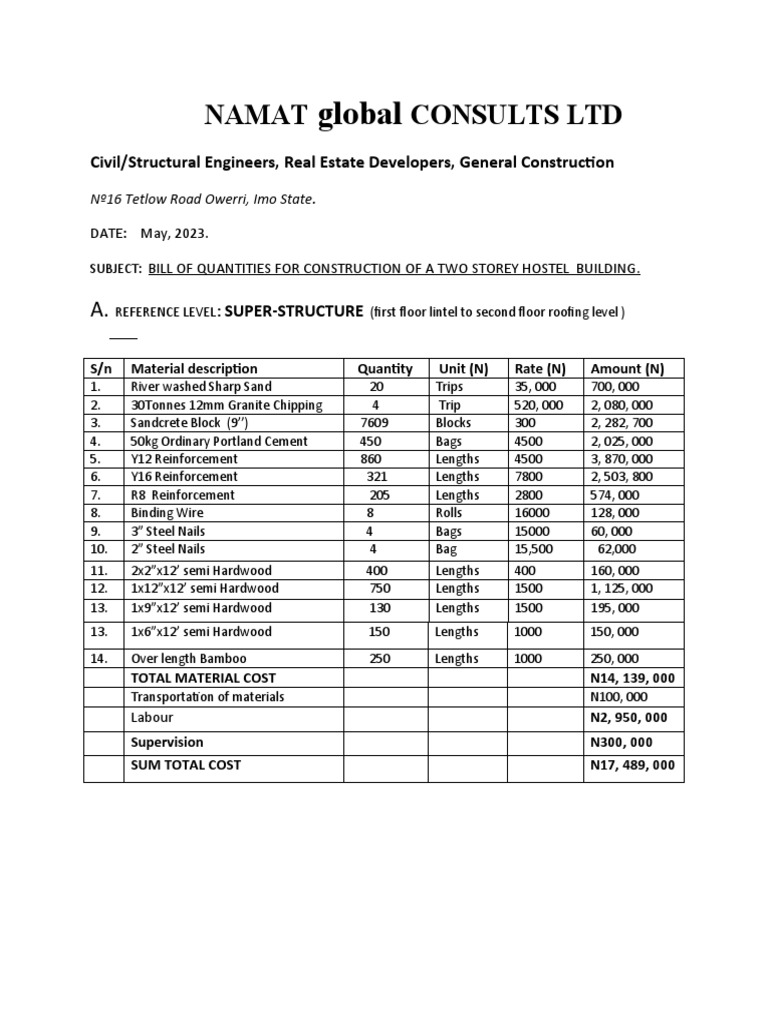 Apollo Bill 2 | Download Free PDF | Building Materials | Building ...