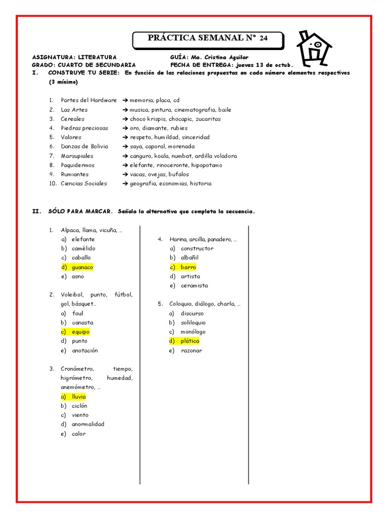 PRÁCTICA 24 CUARTO 1 | PDF