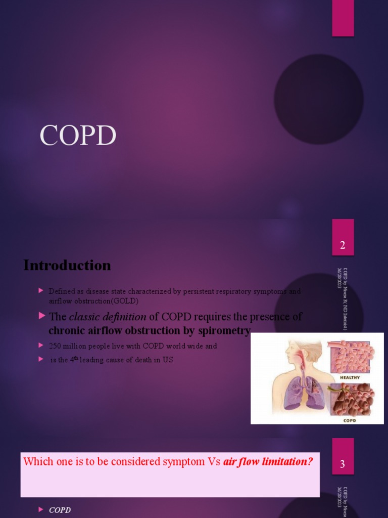 COPD | PDF | Chronic Obstructive Pulmonary Disease | Respiratory Tract